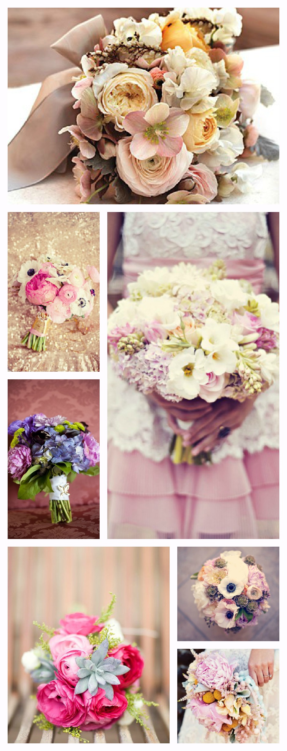 {Inspiration mariage} De jolis bouquets de mariée colorés | Le blog d ...